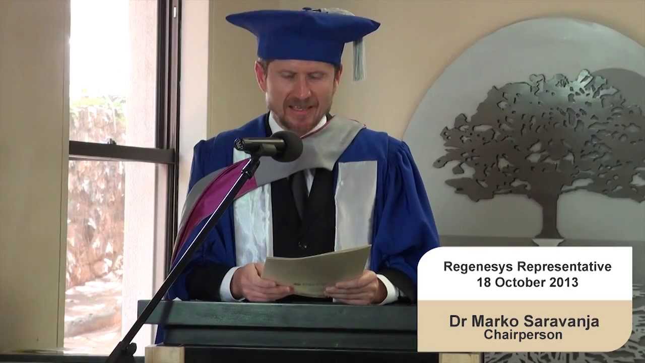 Regenesys Graduation - October 2013 - YouTube