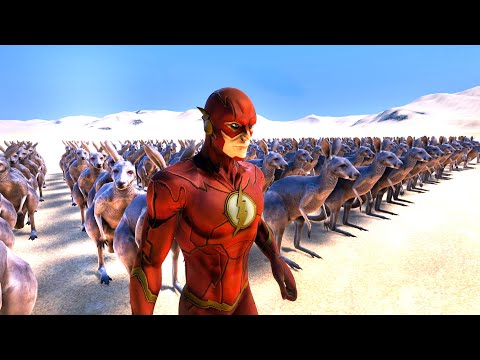 FLASH VS KANGURU - Süper Kahraman Dövüşleri