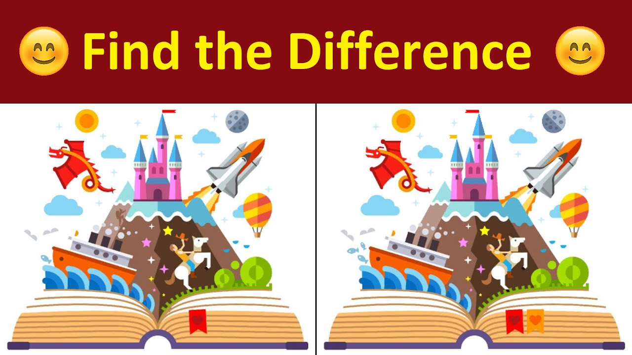 Find the Difference (Easy) : Puzzle 15 - YouTube