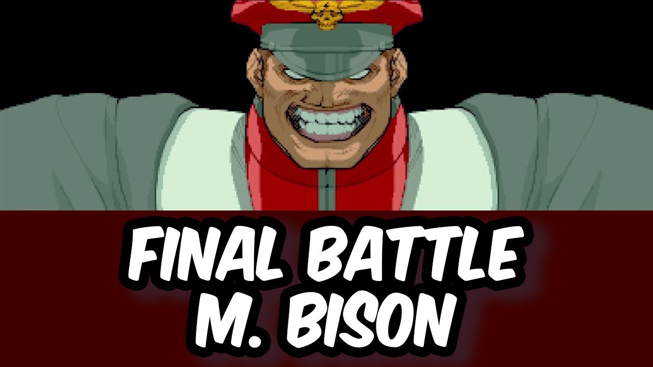 Street Fighter Alpha 3 MAX FINAL BATTLE (M. BISON) | PSP - YouTube