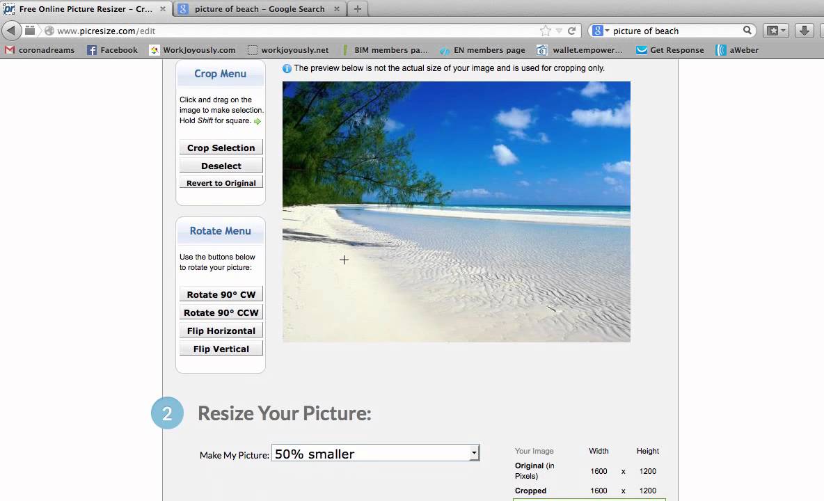 resize your picture for free online part 1 of 2; 2.24.14 - YouTube