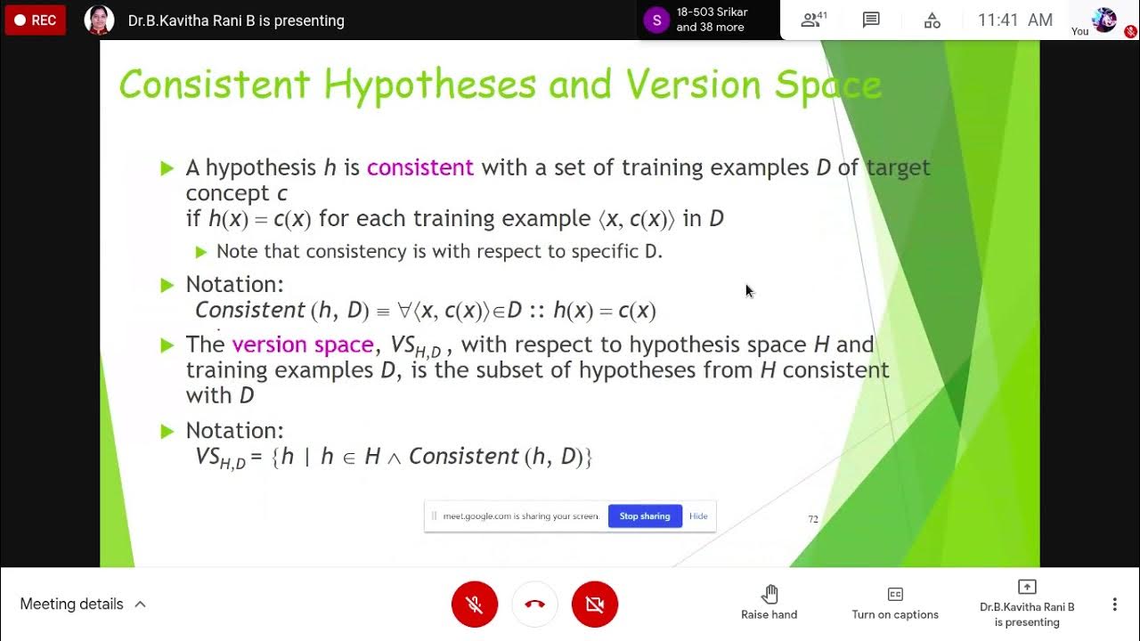 Machine Learning(ML) Hypothesis Concept Jntuh Lecture Part 7 - YouTube
