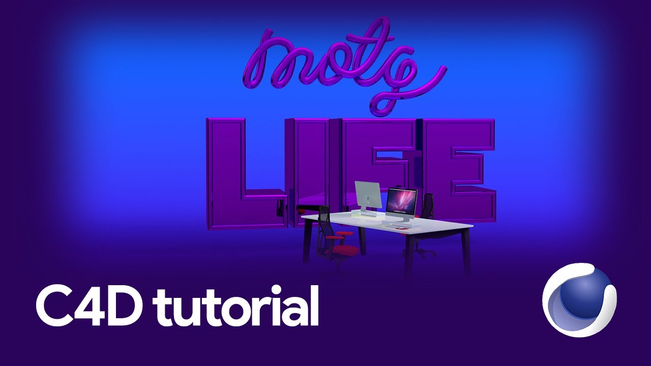 3D TEXT AND OBJECT MODELING IN C4D TUTORIAL - YouTube