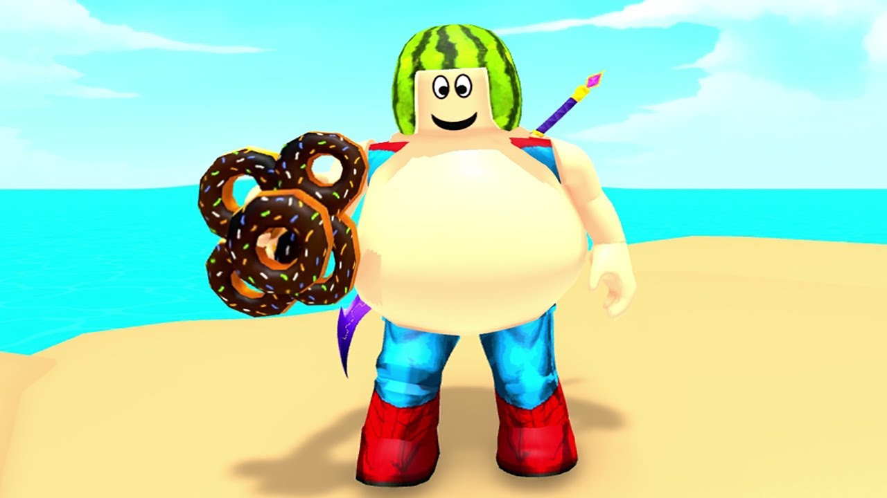Yemek Ye Şişmanla Büyü Kocaman Ol 🍔 Roblox Get Fat Simulator - YouTube