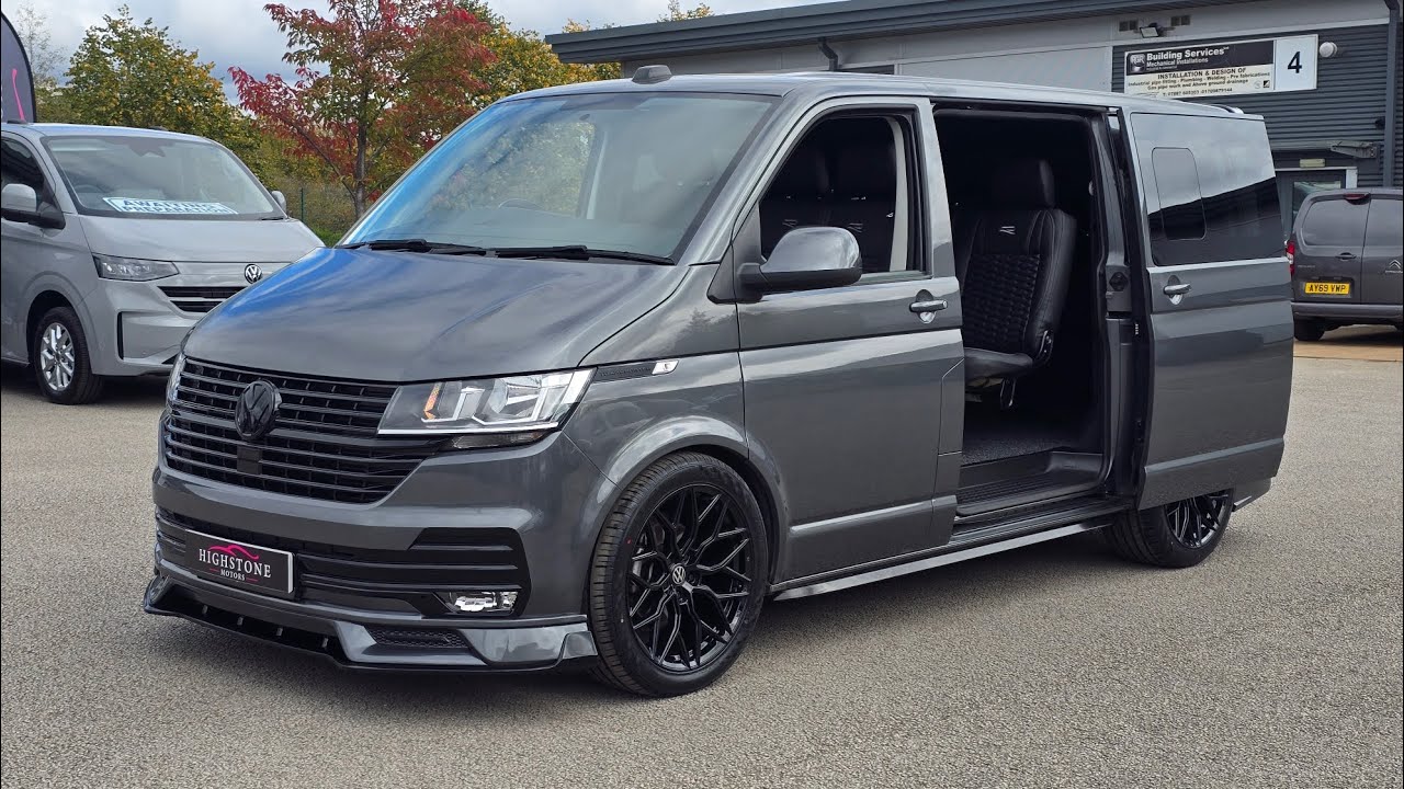 Family van ? Vw transporter t6.1 6 seater modified - YouTube