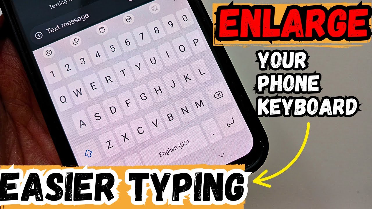 How to Enlarge Keyboard on Android Phone | Increase Keyboard Size ...