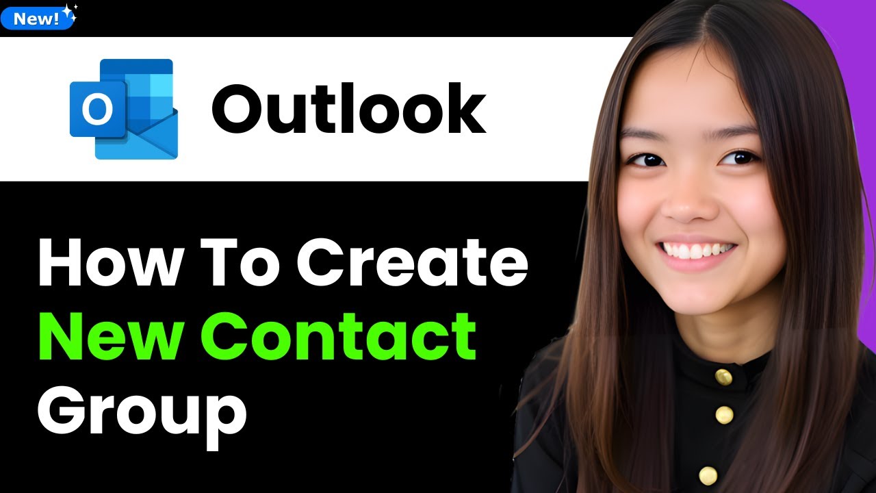 How To Create a New Contact Group in Outlook 2026 (Step By Step) - YouTube