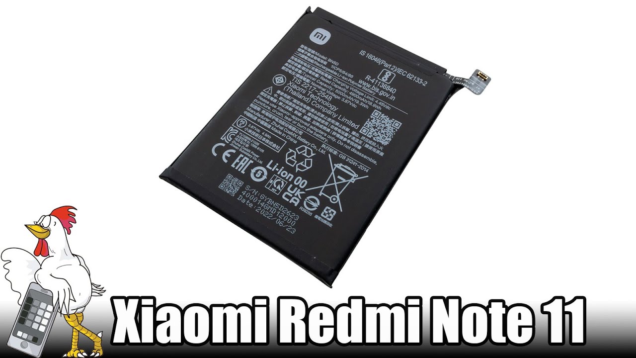 Guía del Xiaomi Redmi Note 11: Cambiar bateria - YouTube