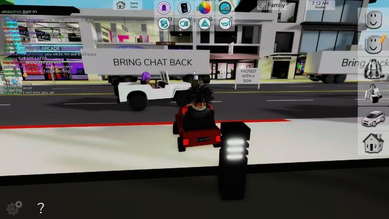 Pls roblox bring chat Back roblox should fix roblox chat - YouTube