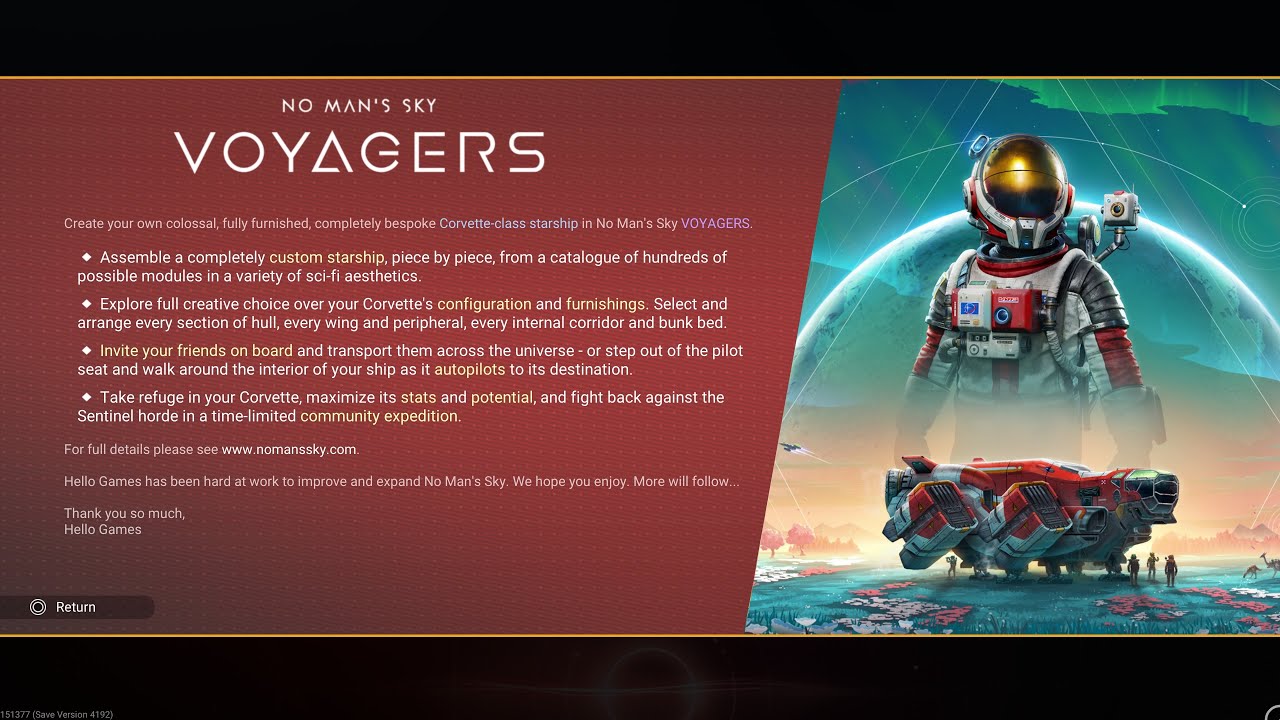 No Man's Sky Voyagers Expedition no.5 - YouTube