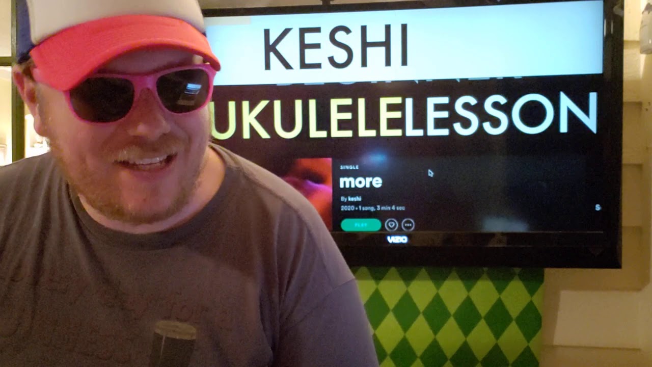 More - Keshi Ukulele tutorial beginner lesson tabs easy chords - YouTube