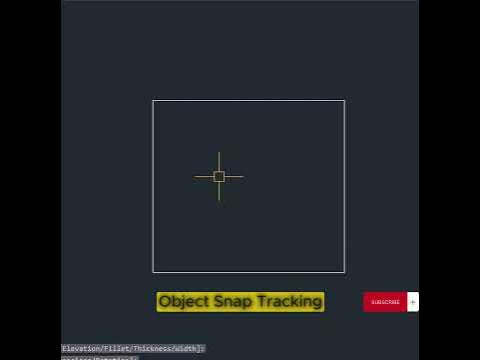 Object Snap Tracking #autocad #drawing #osnap - YouTube