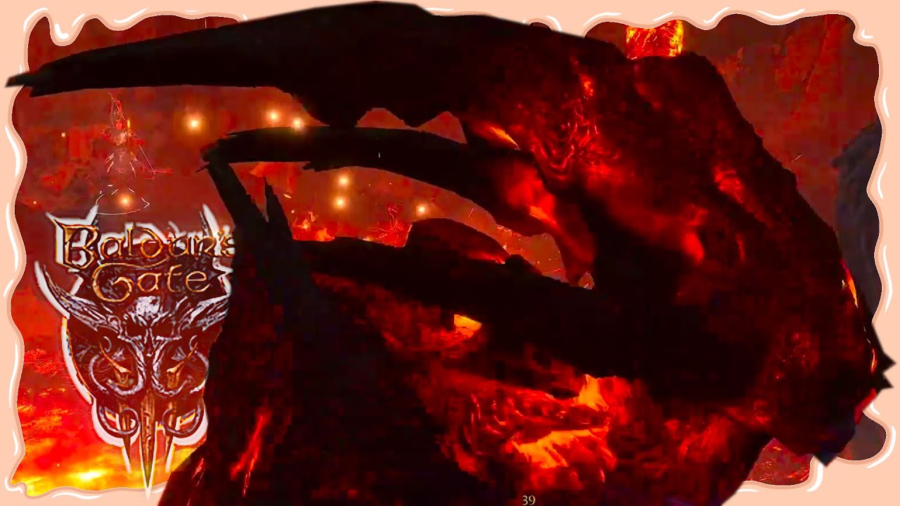 🍑 Shar Idol & Lava Elemental Fight (END)/ Baldur's Gate 3 Patch 8 Bard ...