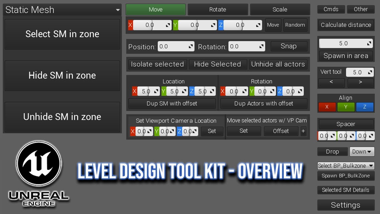 Level Design Tool Kit - Overview (Unreal Engine 4) - YouTube