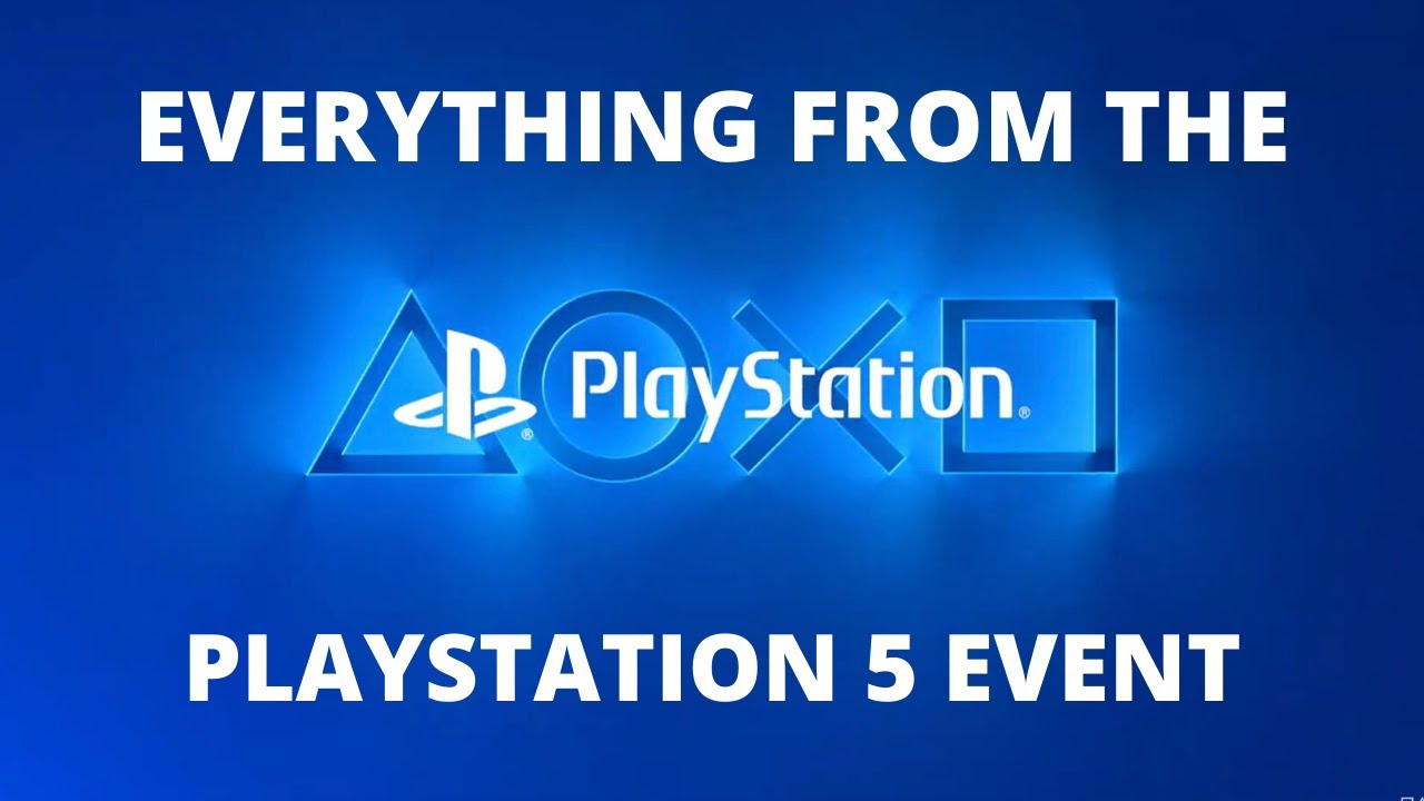 Everything they announced in the Playstation 5 event! - YouTube