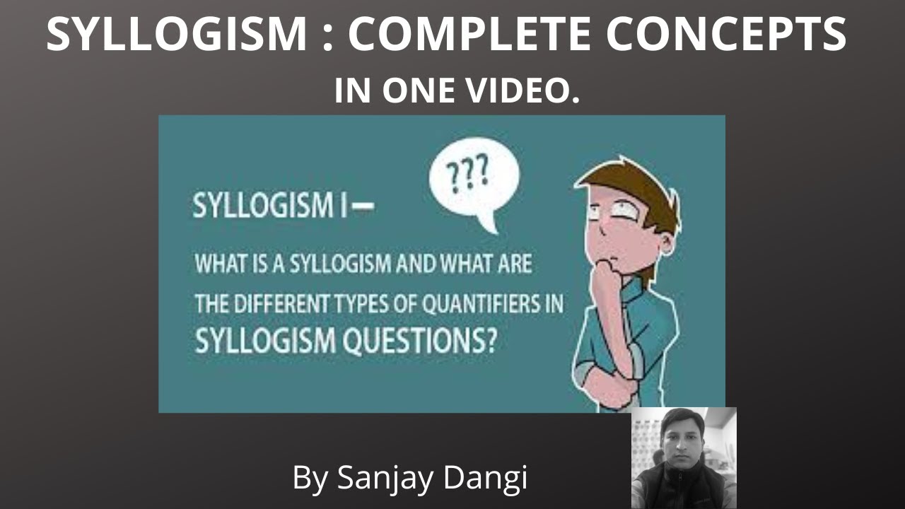 Syllogisms/Deductions: Complete Concepts in one video / Most conceptual ...