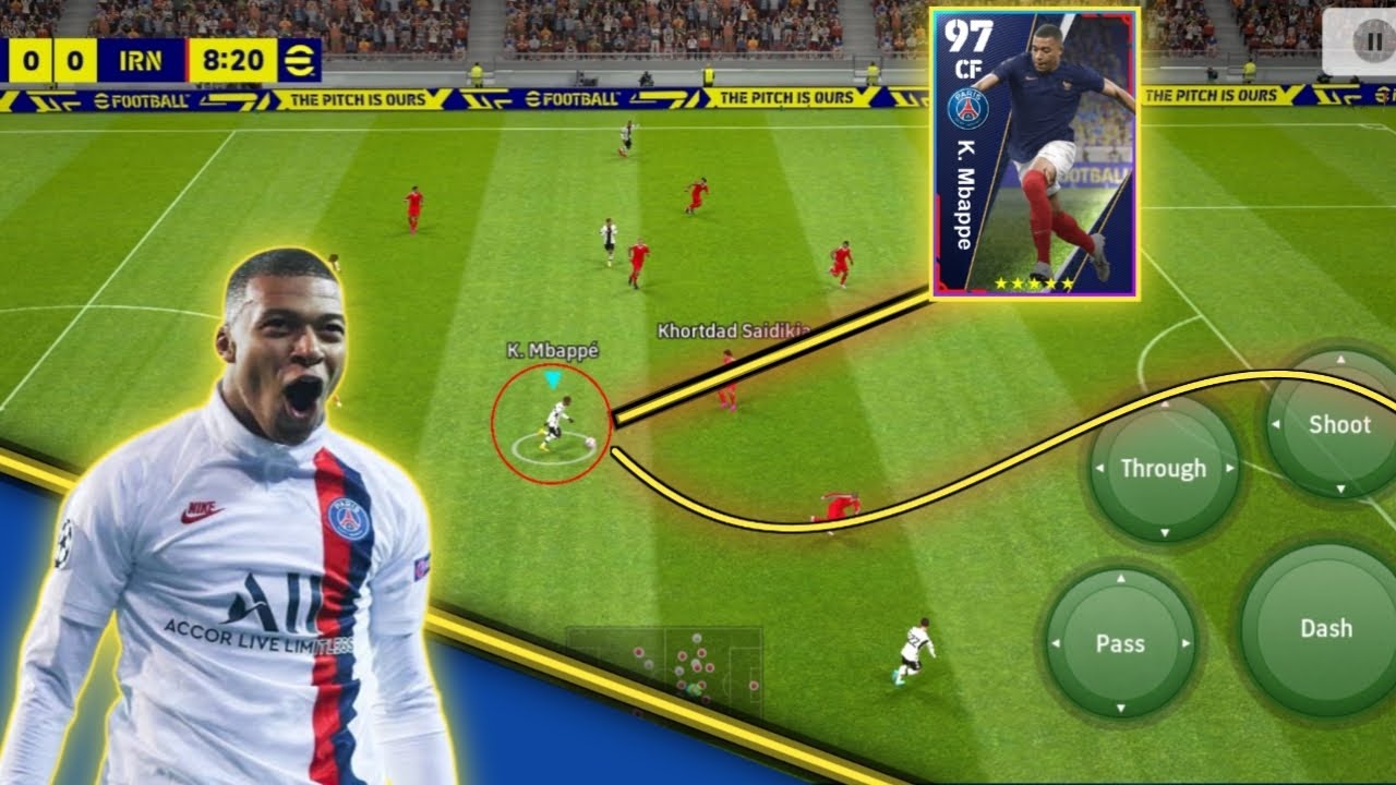 Mbappe New Card Review | How To Max | efootball Pes 2023 Mobile - YouTube