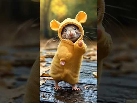 Mouse Cute Dance 🐭😂 #mouse #cute #dance #animaldance #petdance