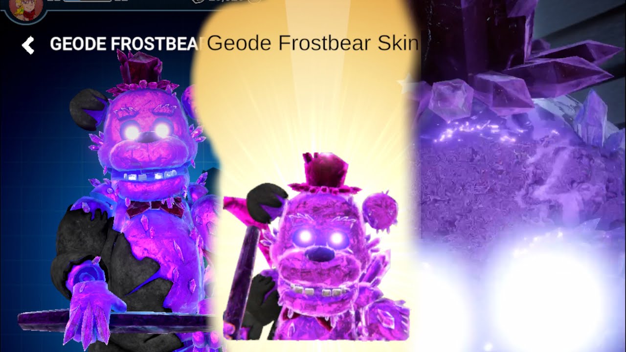 Geode frostbear makes his debut to forsaken ar! - YouTube
