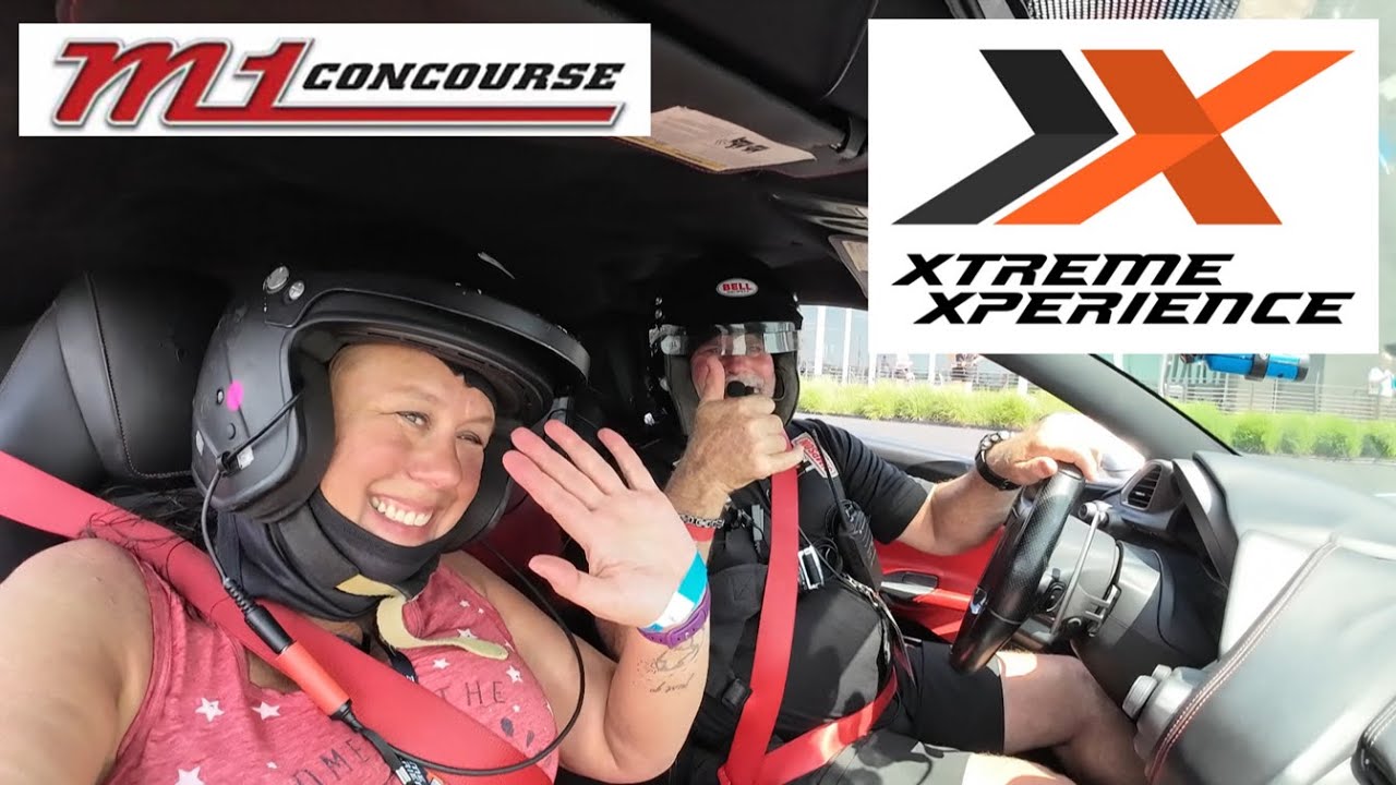 Xtreme Xperience Ride Along at M1 Concourse in a Ferrari 488 GTB - YouTube