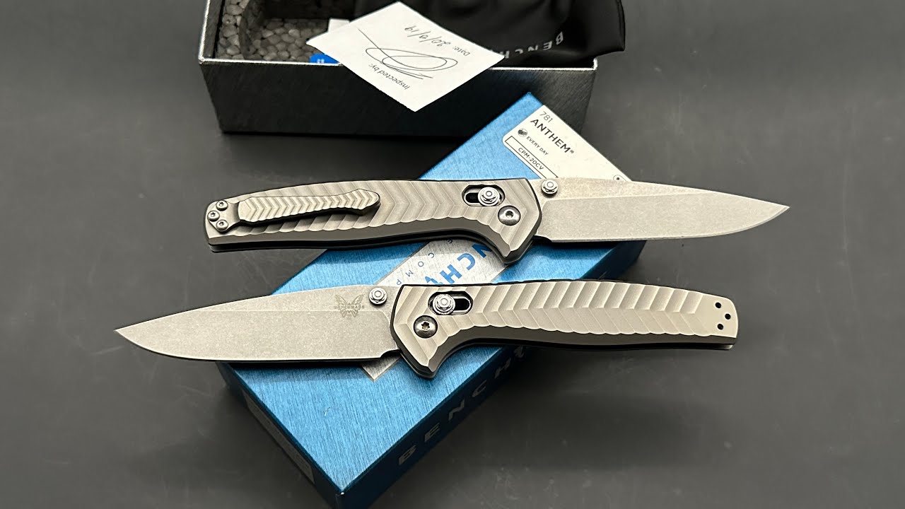 [🦋唯一的一体柄？] Benchmade 781 Anthem 油管唯一中文评测。 - YouTube
