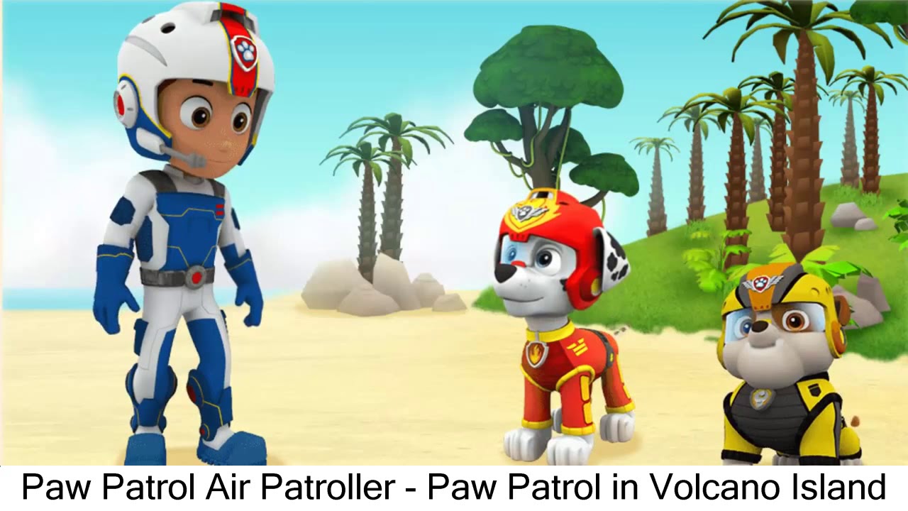 Paw Patrol Air Patroller - Paw Patrol in Volcano Island - YouTube