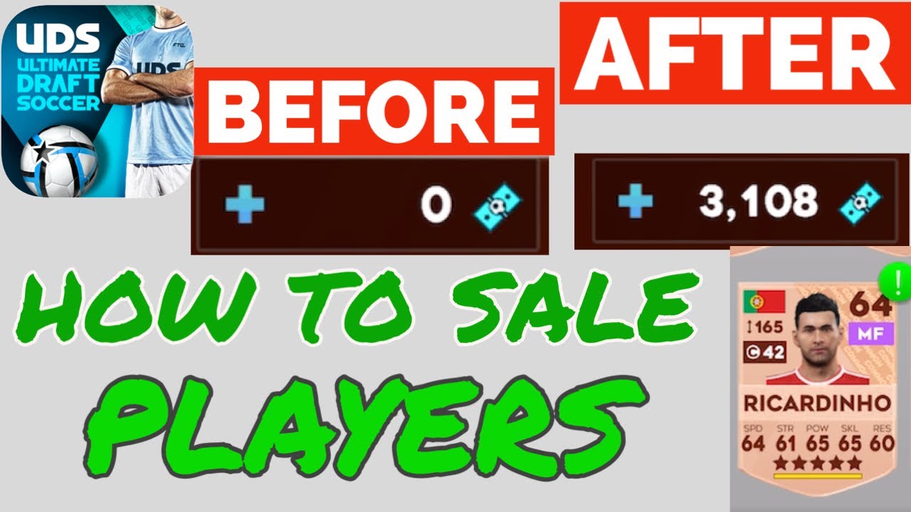 Ultimate Draft Soccer - How To SALE Players - TIPS to Collect Thousands ...