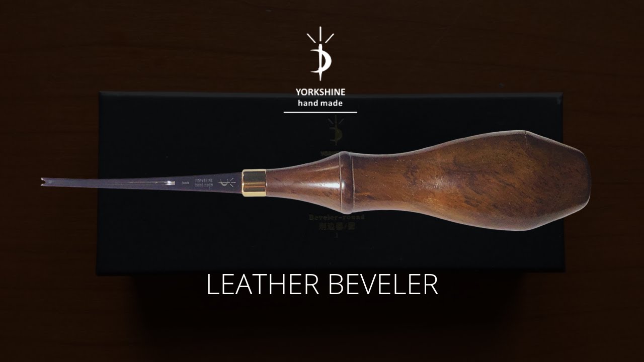 Yorkshine leather beveler, edge beveling tool quick review - YouTube