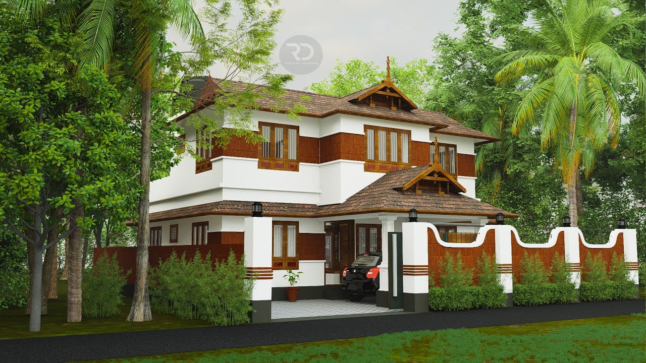 5 CENT | Nalukettu | 3BHK | Home Tour | D5Render | Riddha Designs ...
