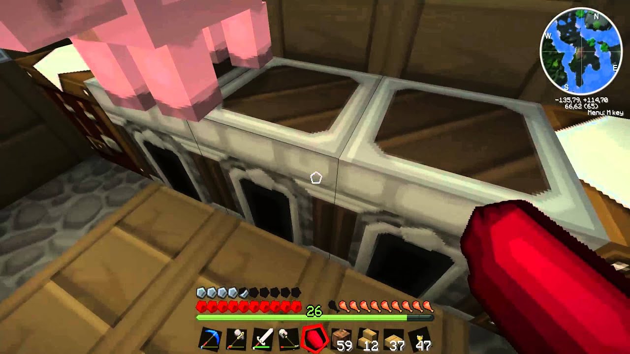 Minecraft - Big Dig [HD+] Let's play #008 - Fertig mit dem Traumhaus ...