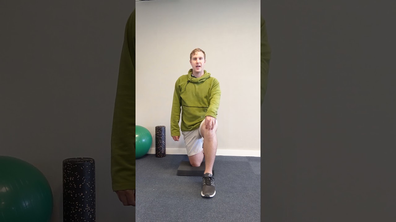 Kneeling Knee Flexion Stretch - YouTube
