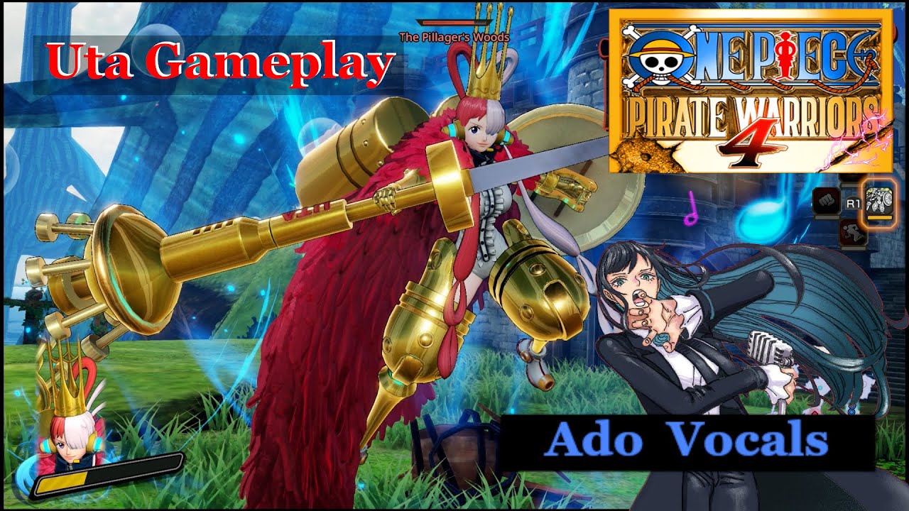 Uta Gameplay- One Piece Pirate Warriors 4 (Ado Vocals) - YouTube