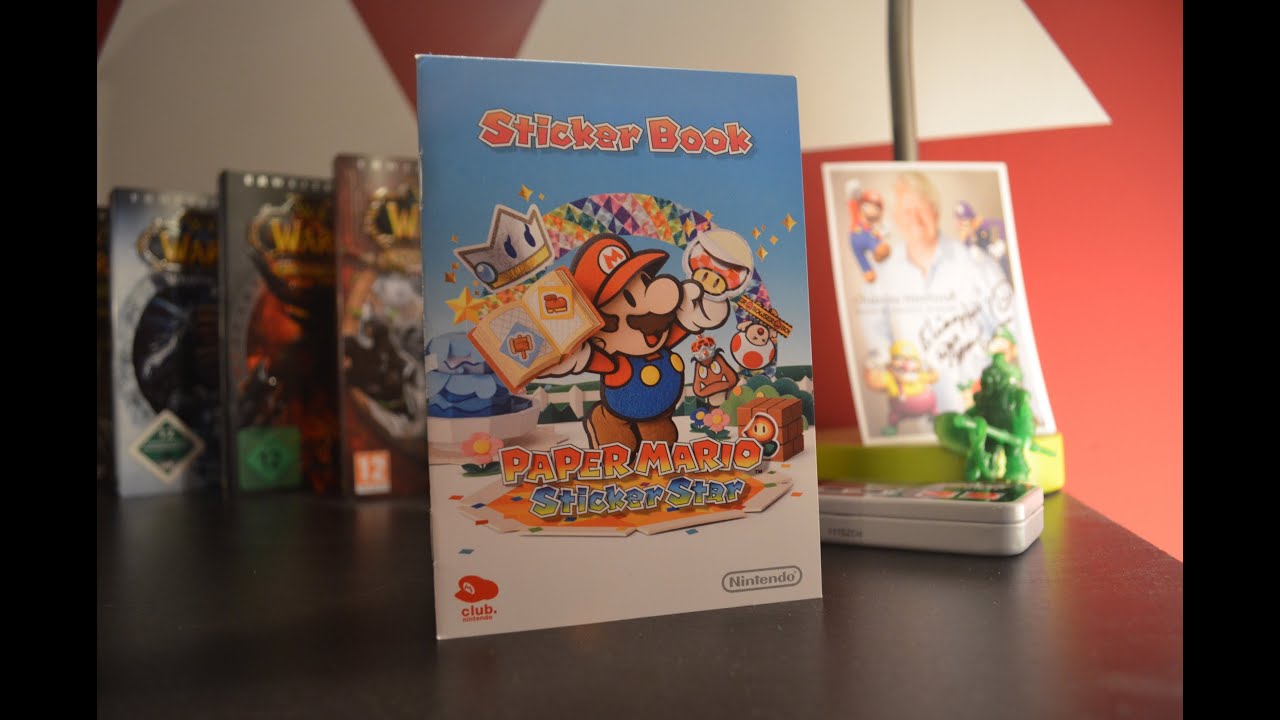 Paper Mario: Sticker Book - CLUB NINTENDO - Unboxing [German/Deutsch ...
