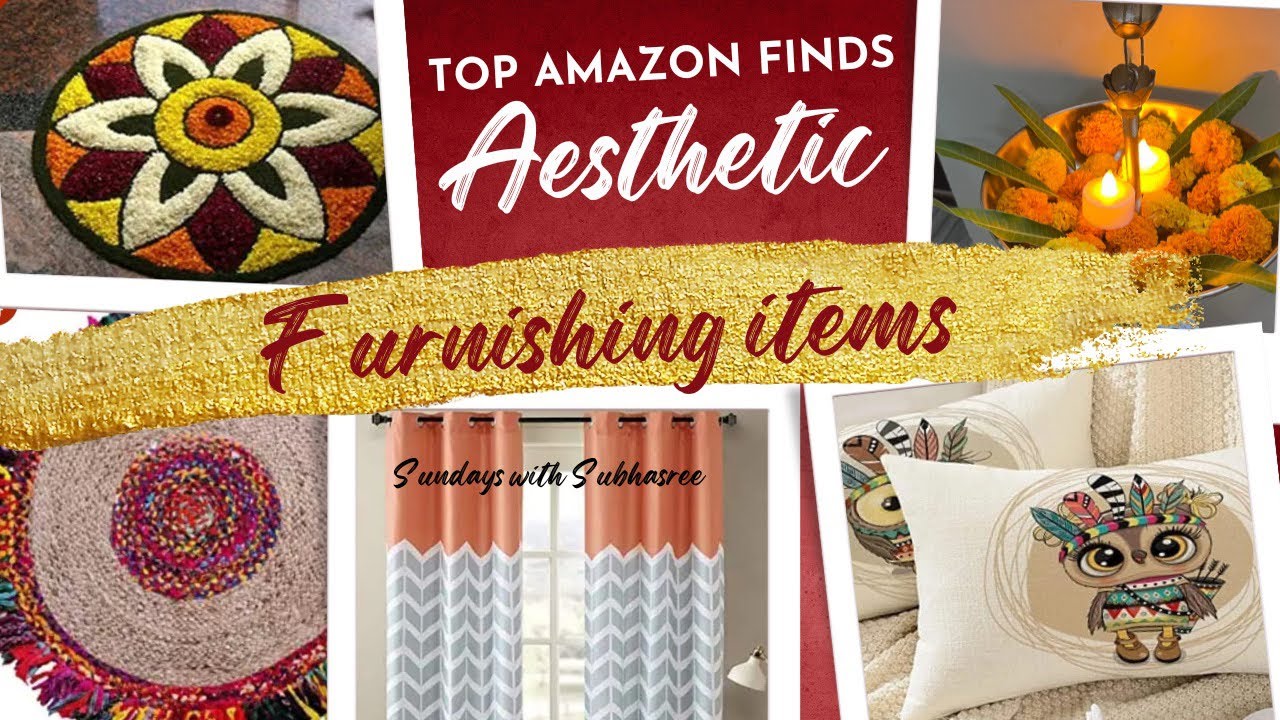 Top Aesthetic Furnishing Items | Amazon Finds 2022 | Living Room ...