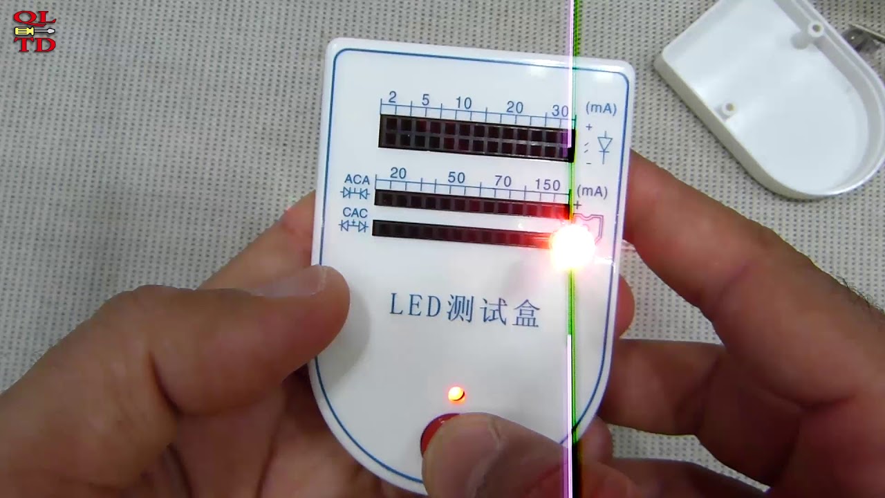 LED tester quick look and teardown - YouTube