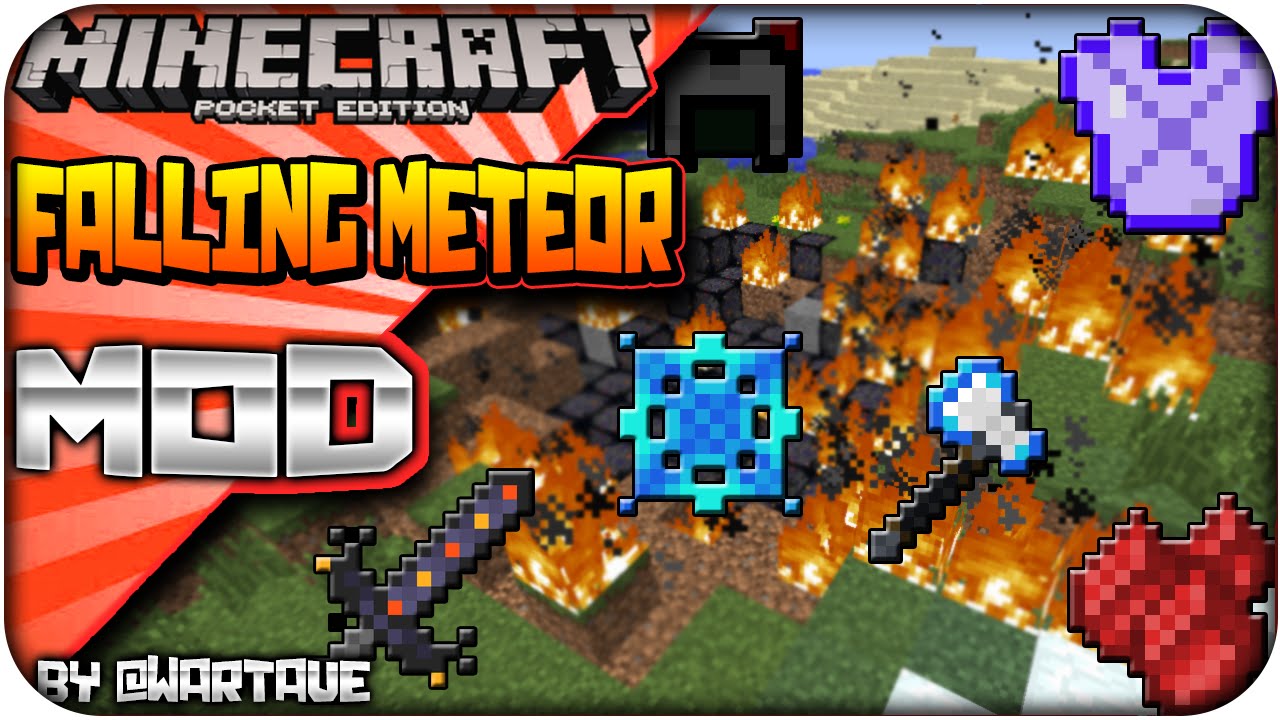 Falling Meteor PE v4 - Mod Minecraft Pocket Edition 0.14.2 - Download ...