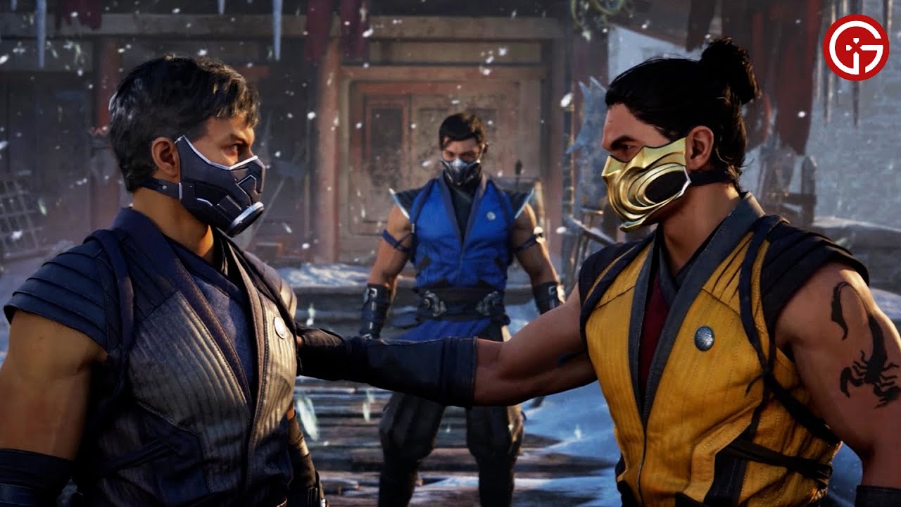 Scorpion gets his eye scar in Mortal Kombat 1 (Cutscene Clip) - YouTube