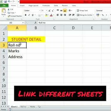 How to Insert Hyperlinks in Excel - Link Multiple Sheets in Microsoft ...