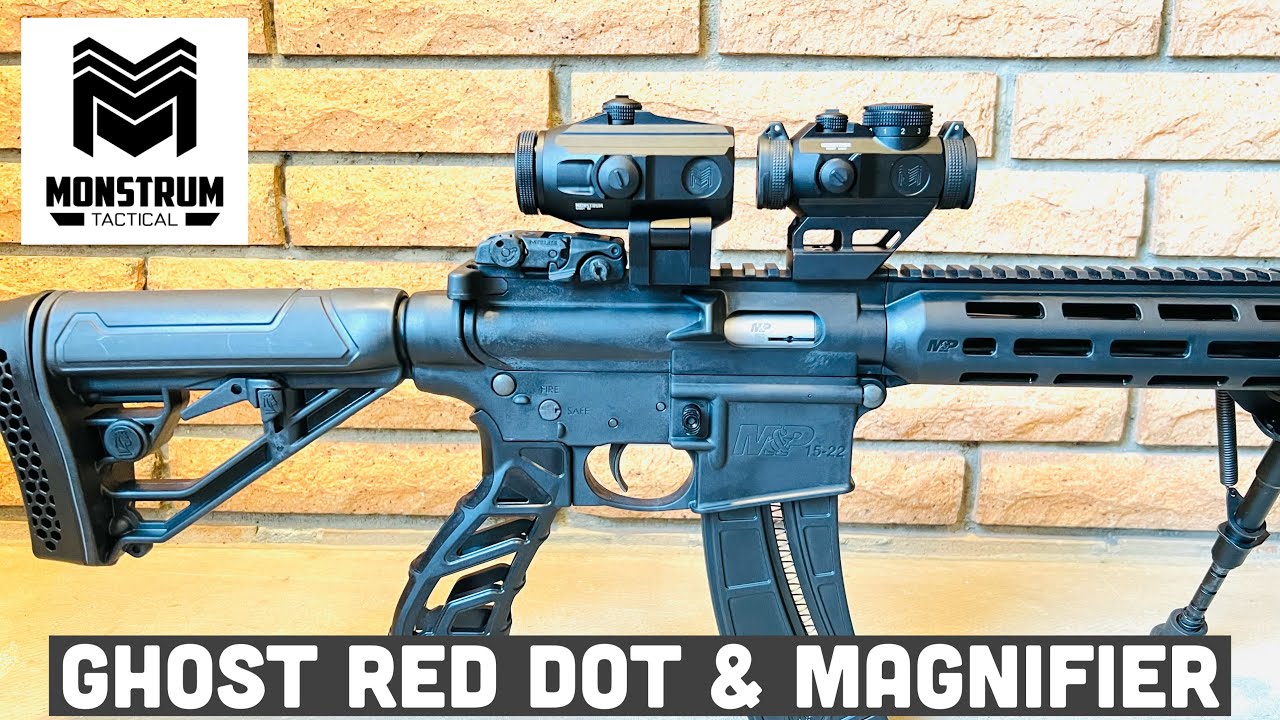 Monstrum Tactical Ghost 1x20 Red Dot & 3x Magnifier - YouTube