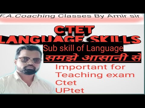 Sub skills of language - YouTube