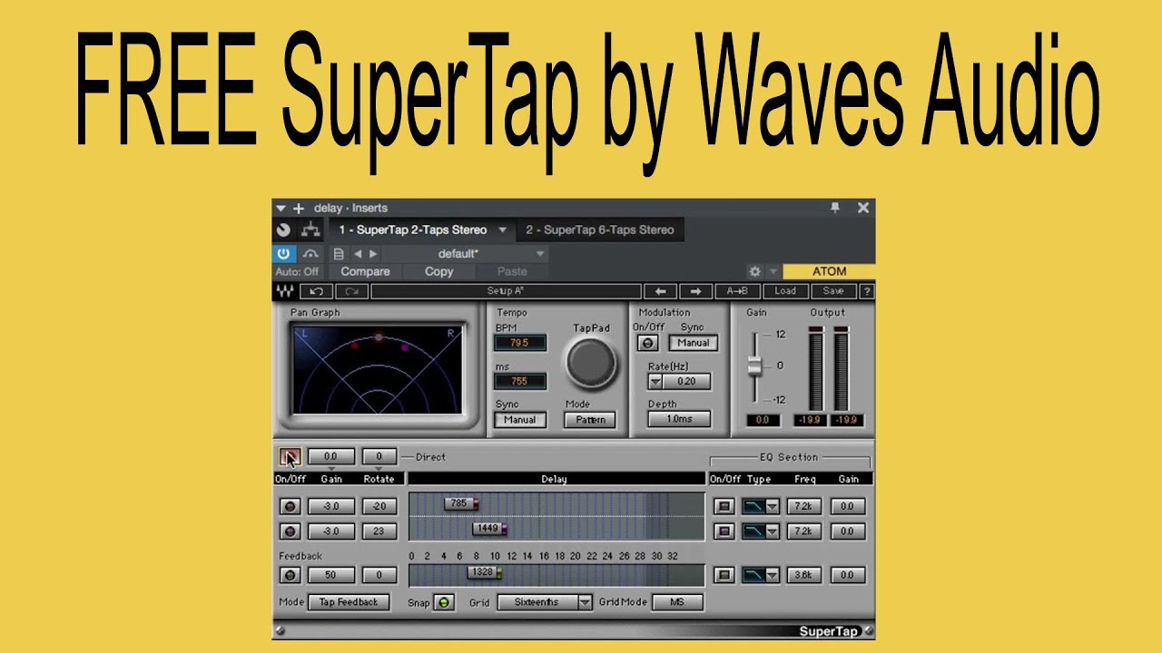 LIMITED TIME FREE SuperTap by Waves Audio - YouTube