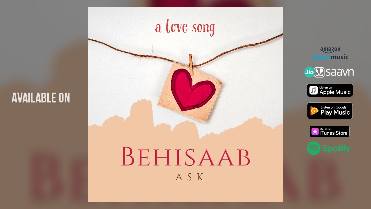 Behisaab | Official Full Audio Song | A S K | a love song | 2020 ...