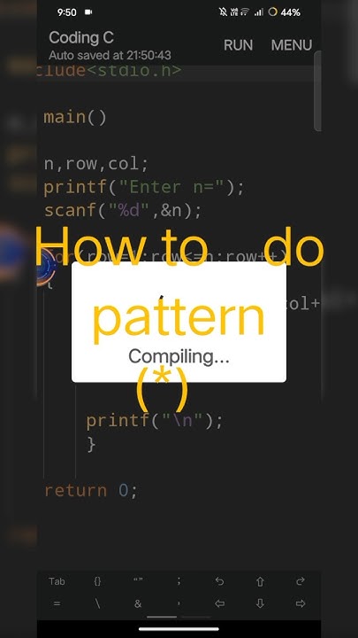 #how to do pattern (*)2024.#mobile #coding #program #python #code #viralvideo #foryou # ...