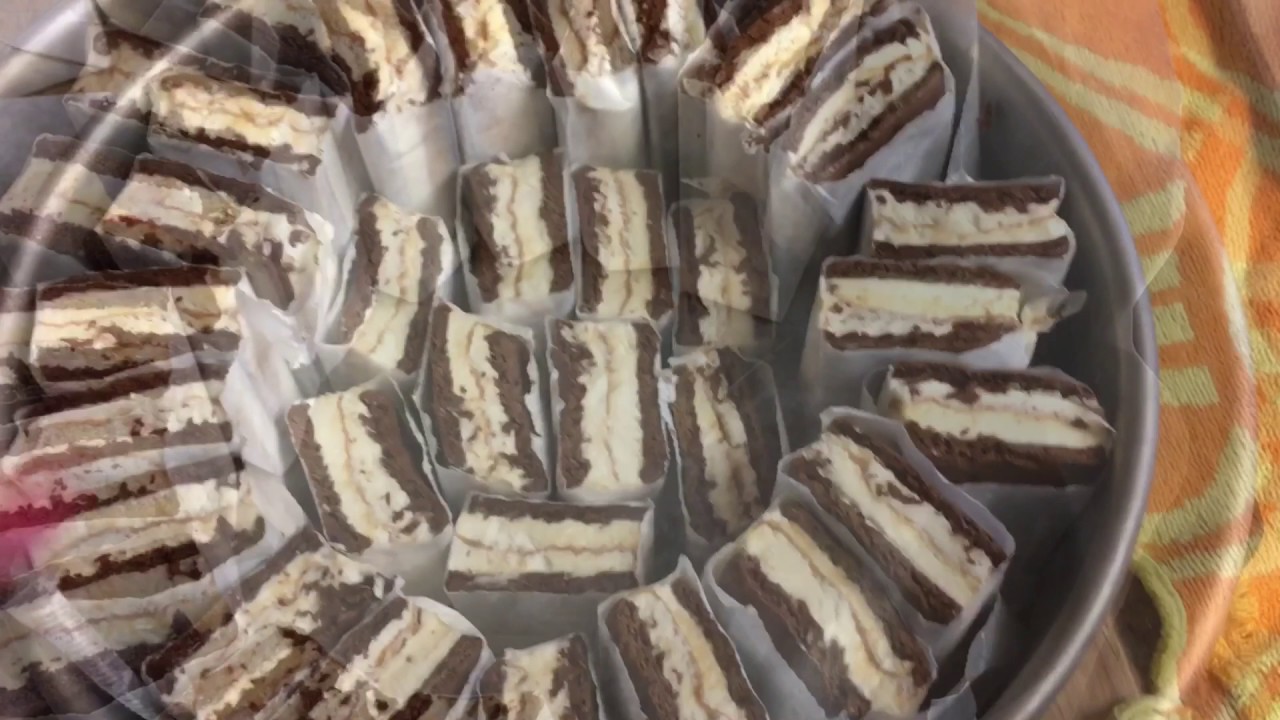 Layered Ice Cream Sandwhich Cake Tier - YouTube