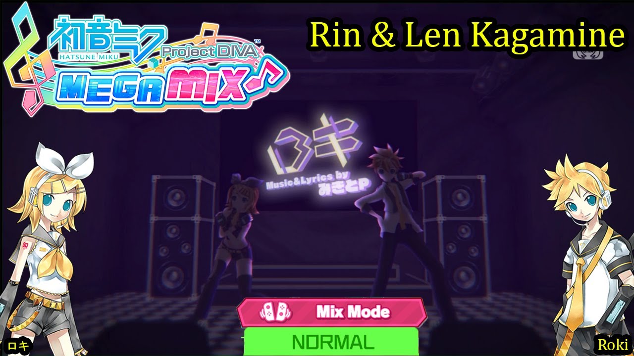 Project Diva Mega Mix- Rin & Len Kagamine- ロキ- Roki (Mix Mode) (Normal ...