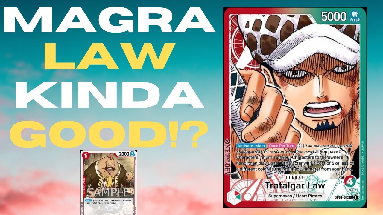 OP04 Law deck + Giveaway & Case tournament!!! A LOT IN 1 VIDEO! - YouTube