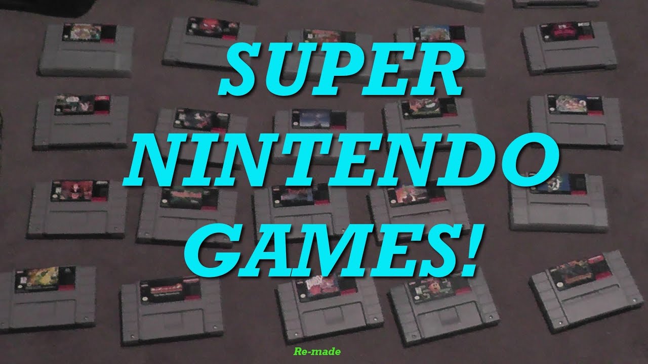 Super Nintendo Games - YouTube