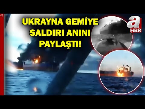 Kiev 2 Rus Gemisine Saldırıyı Üstlendi! Ukrayna, Karadeniz'deki Gemilere Böyle Saldırı Düzenlendi!