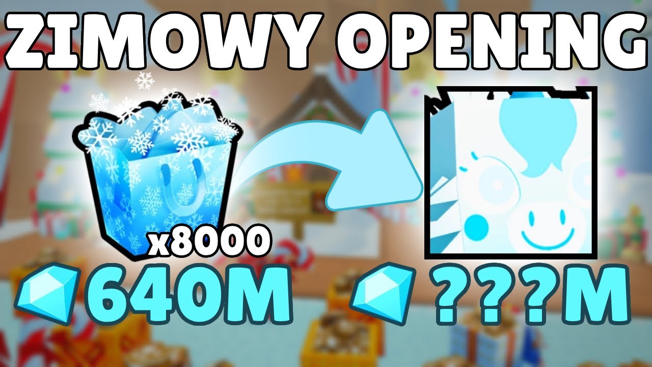 OTWORZYŁEM 8000 SNOWFLAKE GIFTS ZA 640M!! CZY WARTO BYŁO?! | PET ...
