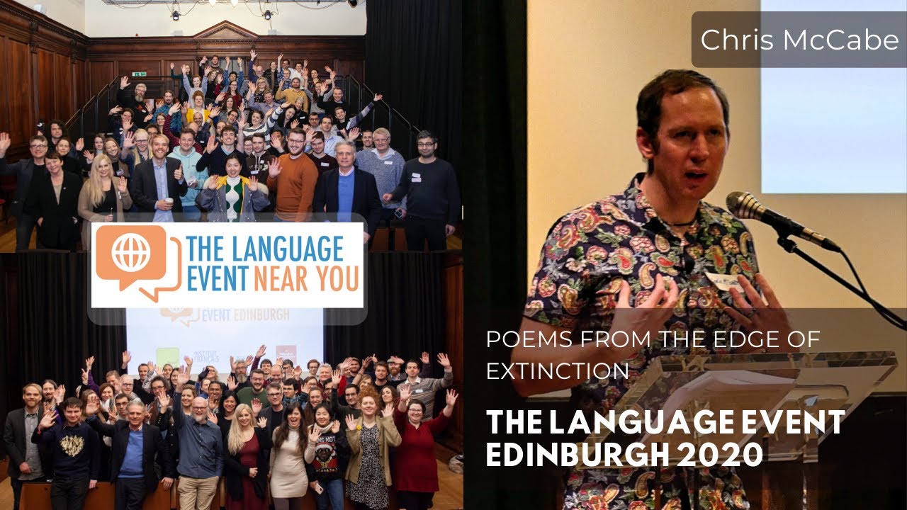 Chris McCabe - Poems from the Edge of Extinction - YouTube